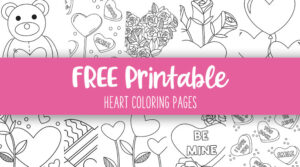 Heart Coloring Pages - 25 FREE Pages - PrintaBulk