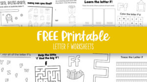 Letter F Worksheets - 50 FREE Printables - PrintaBulk